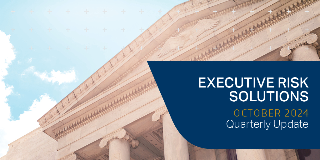 Executive Risk Solutions Quarterly Update Q4 2024 - IMA Financial Group